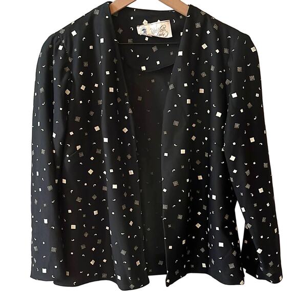 Vintage | Jackets & Coats | Vintage Womens Open Front Blazer Large ...